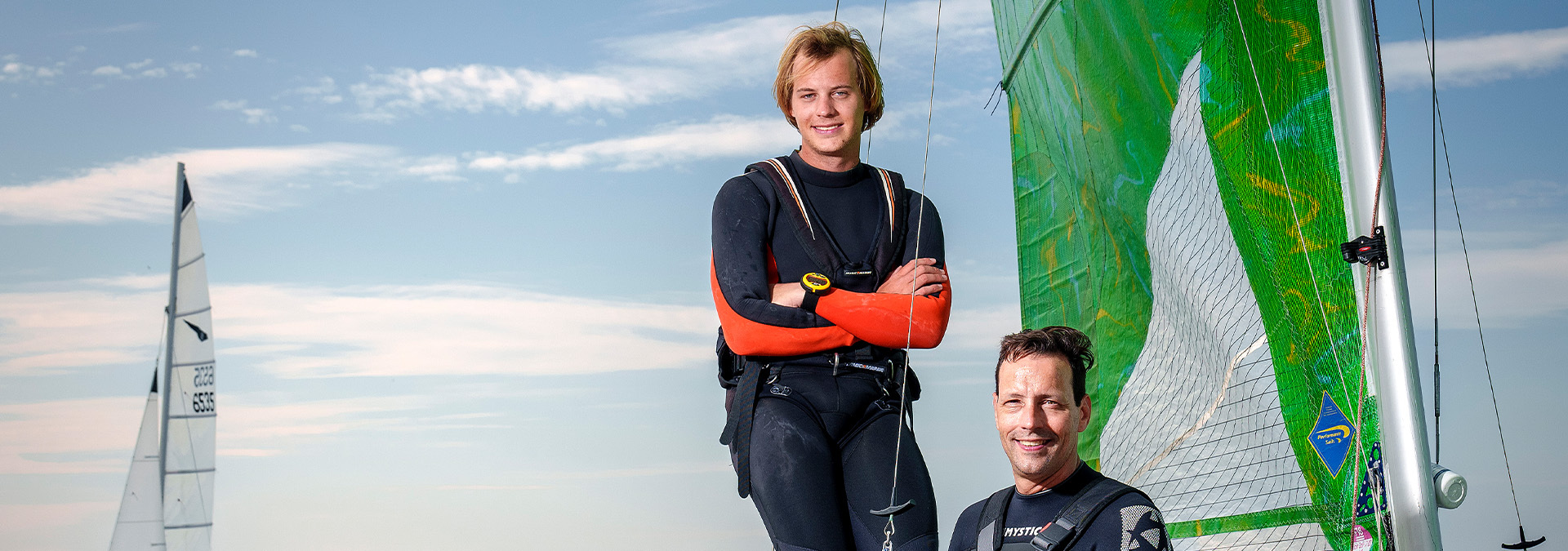 In de onweersbui werd windkracht 3 ineens windkracht 7 - KNRM