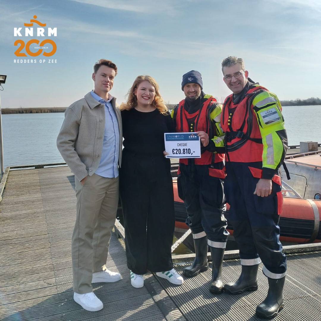 Royale donatie van Uniworld - KNRM