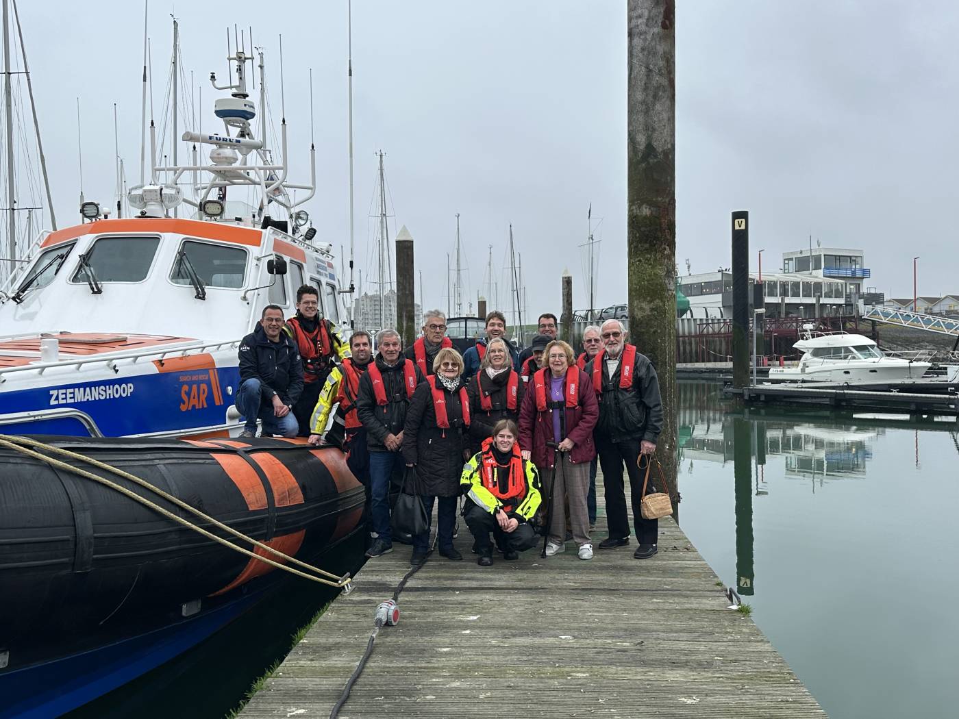 KNRM Breskens viert trouwe donateursdag van 50 en 60 jaar steun - KNRM