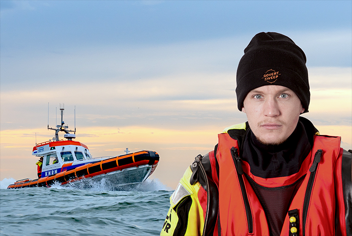 Govert Sweep als Redder op Zee - KNRM